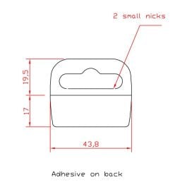 Hang Tabs | Flexitail Euro Slot Hang Tabs | Affixit.co.uk